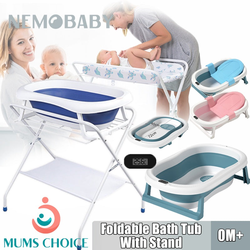 Nemobaby Large baby bathtub with stand (suable for any Flatbottom bat ...